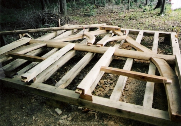 Summer Cruck House c.2003 | The Sweetgrass Joinery Co.